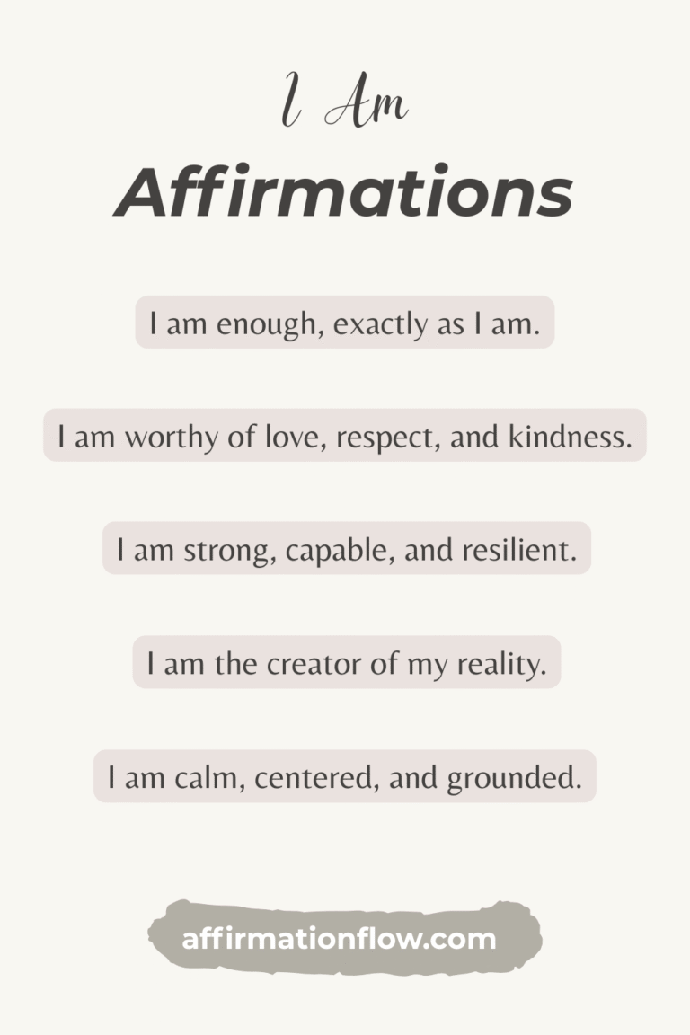 100 "I Am" Affirmations to Unlock the Power of Positive Self-Talk ...