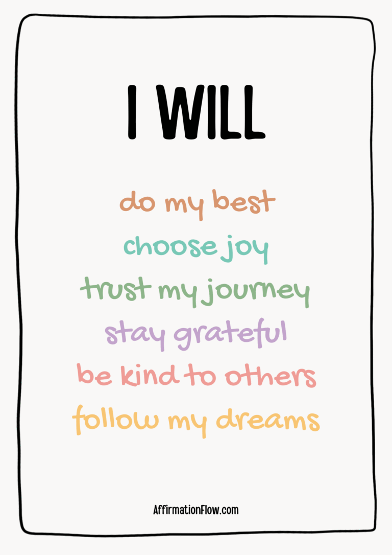 31 Free Printable Kids Affirmation Posters to Boost Confidence and ...